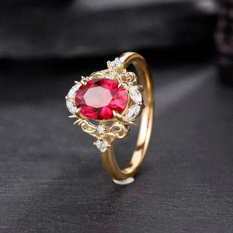 Moonveil Ring - Royalty – Silk & Cotton