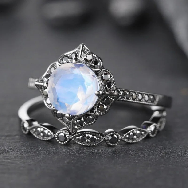 Moonveil Ring - Full Moon – Silk & Cotton